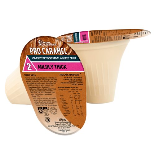 Caramel Flavoured 15g Protein Thickened Drink - Flavour Creations