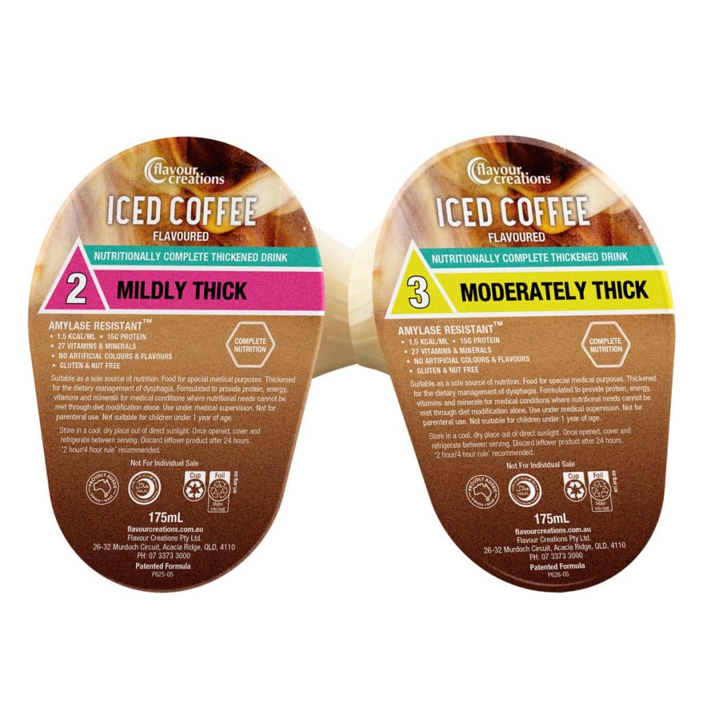 Iced Coffee Flavoured Nutritionally Complete Thickened Supplement ...