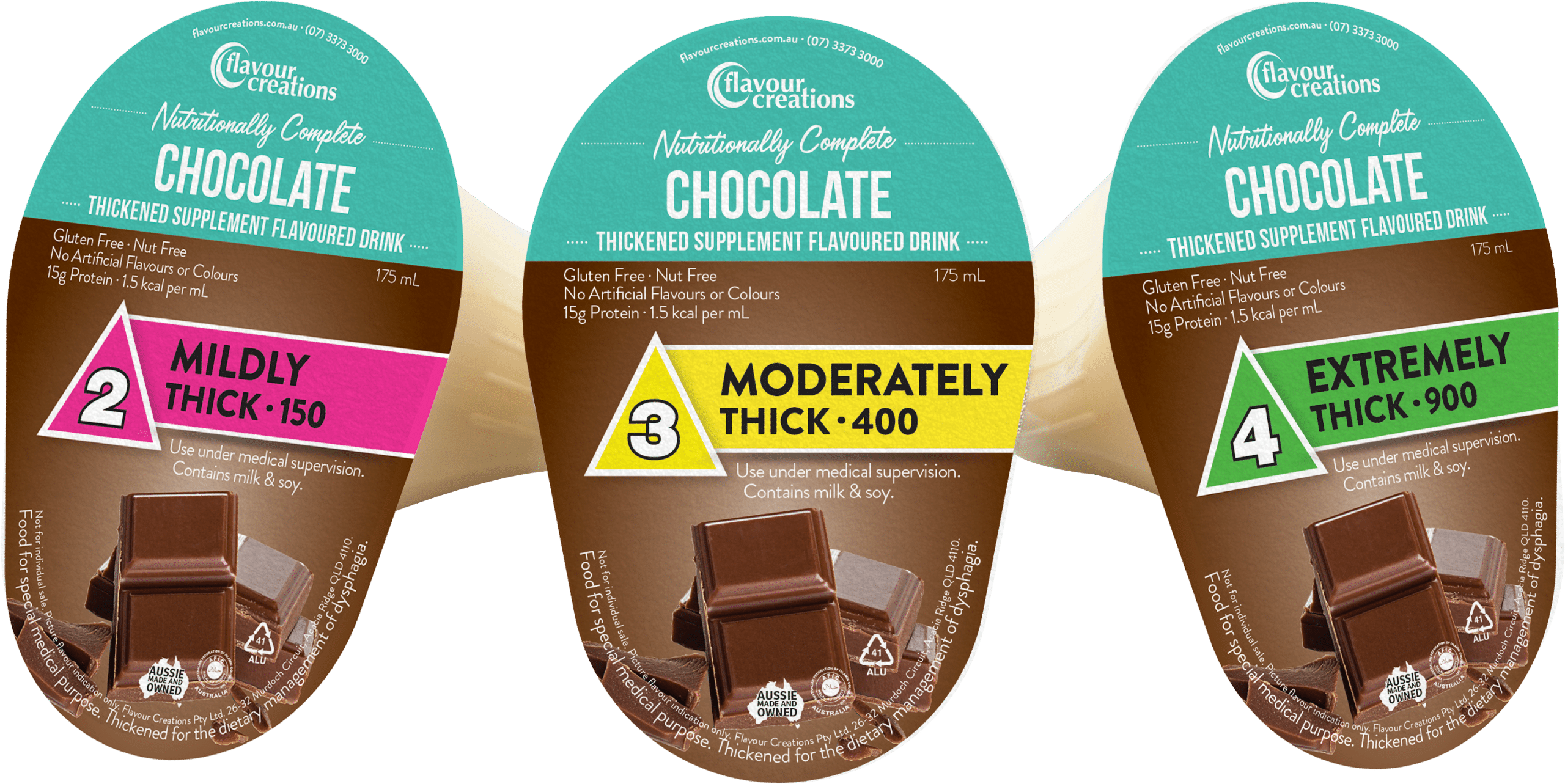 Chocolate Nutritionally Complete Thickened Supplement - Flavour Creations