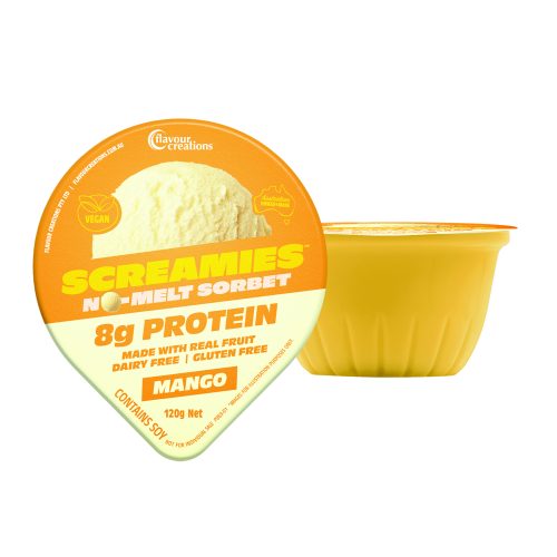 Mango 8g Protein SCREAMIES No-Melt Sorbet - Flavour Creations